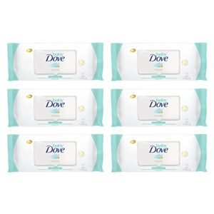 baby dove wipes, sensitive moisture, 30 ct, pack of 6