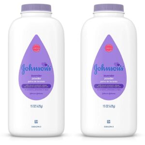 johnsons baby powder calming lavender/chamomile 15 ounce (443ml) (2 pack) by johnson's