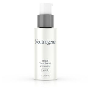 neutrogena rapid tone repair night cream with retinol, vitamin c and hyaluronic acid - anti wrinkle face and neck moisturizer - vitamin c, retinol, glycerin, hyaluronic acid, 1 fl. oz