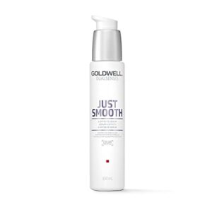 goldwell dualsenses just smooth taming anti-frizz & humidity control 6 effects serum, paraben free, floral, 100ml