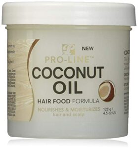 pro-line coconut oil hair food formula, 4.5 ounce