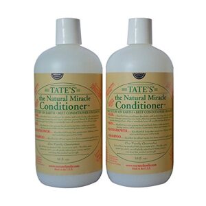 tate's family hair and lotion natural miracle 18oz conditioner - pack of 2 natural ingredients body lotion