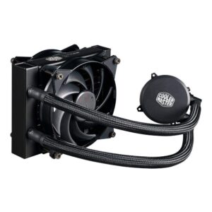 cooler master masterliquid lite 120 cpu liquid cooler - dual dissipation pump and 120 mm air balance fan