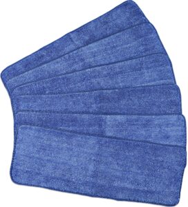 cleanaide all purpose mega microfiber mop pads for 18 inch plate 6 pack