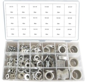 swordfish 32411-450pc automotive aluminium washer assortment