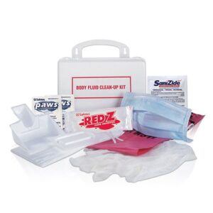 safetec 25005 national standard biohazard spill kit, plastic case, case, 12, kits, plastic case