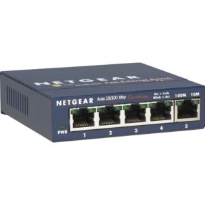 fs105na - netgear prosafe fs105 ethernet switch 5 x 10/100base-tx (fba_fs105na)