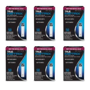 true metrix® nfrs test strips, 50 count (pack of 6) (300 test strips)