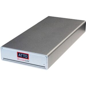 atto 40gb/s thunderbolt 3 (2-port) to 16gb/s fc (2-port) (includes sfps)