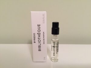 byredo bibliothèque 100ml eau de parfum, deluxe travel size, 0.06 oz