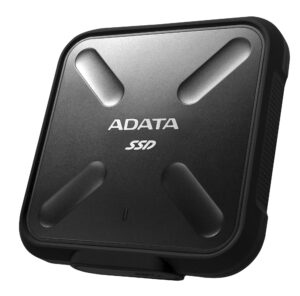 adata sd700 external ssd 1tb, black, military-grade,(px8/ip6x), 3 years warranty