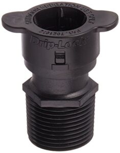 orbit 67493 3/4" mpt x 1/2" drip irrigation drip-lock adapter