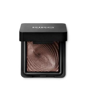 kiko milano - water eyeshadow - instant color eye shadow for wet and dry use | pearly coffee 206 | cruelty free | hypoallergenic | professional makeup | made in italy