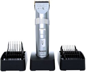 panasonic er1511 cordless professional hair clipper + 6 combs (made in japan)