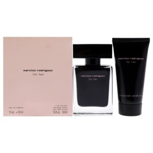 narciso rodriguez narciso rodriguez 1oz edt spray, 1.6oz body lotion women 2 pc gift set