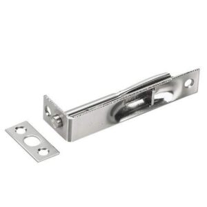 richelieu hardware - 655nbv - 4" x 3/4" flush bolt - brushed nickel finish