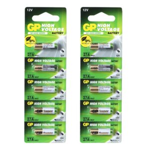 gp alto voltaje batería 27 a mn27 a27 pk5 12 v [10 pack]