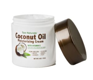 spa naturals coconut oil moisturizing cream