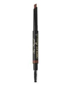 too faced chocolate brow-nie cocoa powder brow pencil - deep brown