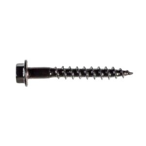 simpson strong-tie sd10112dbbr50 outdoor accents connector screw — 10 x 1.5 in. double-barrier coating, black (50-qty)