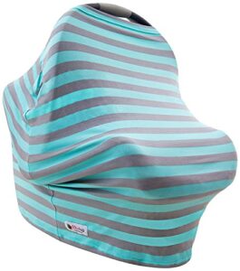 carseat canopy cover | stretch jersey fabric doubles as a convenient breastfeeding or shopping cart cover | car seat canopy for baby girls and boys!