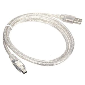 cablecc usb male to firewire ieee 1394 4 pin male ilink adapter cord cable for sony dcr-trv75e dv adapter