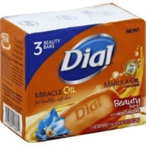 dial miracle oil bar soap - marula oil - 3 count (pack of 1)