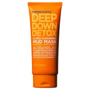 formula 10.0.6 deep down detox ulta cleansing facial mudmask 3.4 fl oz (100ml)