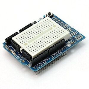 pimill prototyping prototype shield protoshield with mini breadboard for arduino