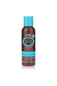 hask argan oil repairing shampoo conditioner hair travel size combo set 3.3oz