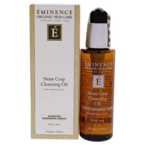 eminence organic skincare stone crop cleansing oil, multi, unscented, 5 fl oz