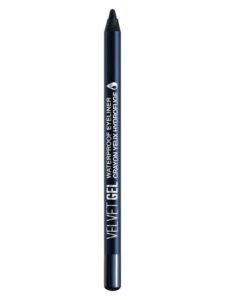 marcelle velvet gel waterproof eyeliner, deep navy, hypoallergenic and fragrance-free, 0.04 oz