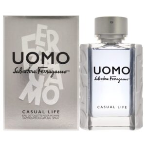 salvatore ferragamo uomo casual life eau de toilette spray 100ml/3.4oz