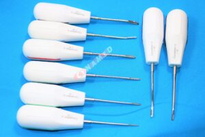 new dental luxating elevators 8 pcs luxating root elevators dental instruments