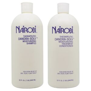 nairobi dandra-solv moisturizing shampoo & conditioner 32oz duo"set"