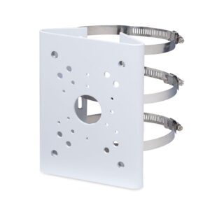 amcrest amcpfa150 pole mount bracket, compatible w/ amcpfa134, amcpfa136, amcpfa13a, amcpfa120, ip2m-850e, ip2m-853ew, ip2m-858w, & ip4m-1053ew