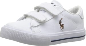 polo ralph lauren kids easten ez (toddler) white tumbled/multi pony player 6.5 toddler