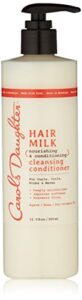 carol's daughter hair milk nourishing & conditioning cleansing conditioner, 12 ounce