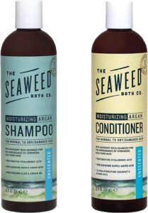 the seaweed bath co. moisturizing unscented argan shampoo and conditioner value pack