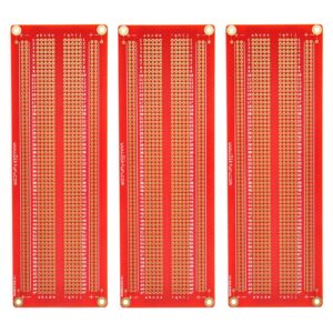 gikfun large solder-able breadboard gold plated finish proto board pcb diy kit for arduino gk1008