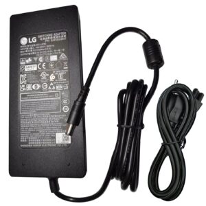 original oem 19v ul ac/dc adapter compatible with lg electronics 38cb99 38wk95c 38bk95c 38uc99 34cb99 34uc99 w 38" 34" 21:9 wqhd+ curved ultra wide ips led monitor 19.5v 9.48a - 10.8a power charger