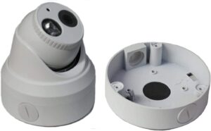 kenuco junction box/mounting base hik-compatible turret camera ds-2cd23x2 (10 pack, white)