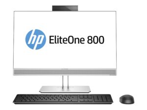 hp 1jf76ut#aba eliteone 800 g3 23.8" all-in-one pc - 8 gb ram - 256 gb ssd - intel hd graphics - black/gray