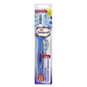 spinbrush sonic pulse powered toothbrush