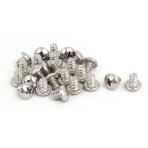 uxcell 10#-24x1/4-inch 304 stainless steel phillips pan head machine screw bolt 25pcs