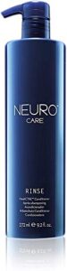 neuro by paul mitchell rinse heatctrl conditioner, heat care for all hair types, 9.2 fl oz