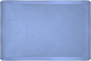 terry town kp1706-bb 1 satin trim tahoe microfleece baby blanket, bb blue