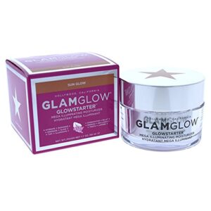 glamglow glow starter mega illuminating moisturizer, sun glow, 1.7 ounce