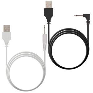 fenergy shop replacement dc charging cable set | usb charger cords - 2.5 mm - fast charging