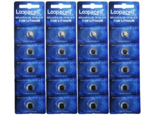 loopacell 20 1/3n batteries cr1/3n 3-volt lithium battery